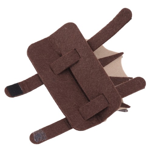 Pet Lizard Costume Skin Friendly 3 Adjustable Straps Cute Felt Reptile ...