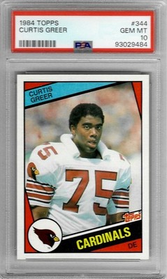 1984 Topps #344 - Curtis GREER - PSA 10+++ RC Cardinals | eBay