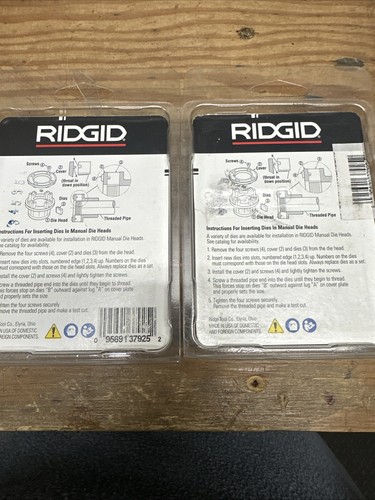 Ridgid Stainless Steel 1” NPT Co.No.37925 | eBay