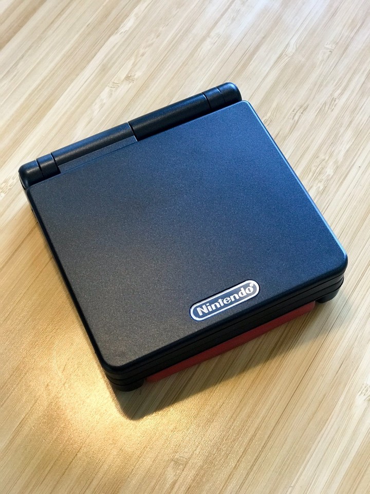 Nintendo Game Boy Advance GBA SP Graphite Black System AGS 101 Brighter ...