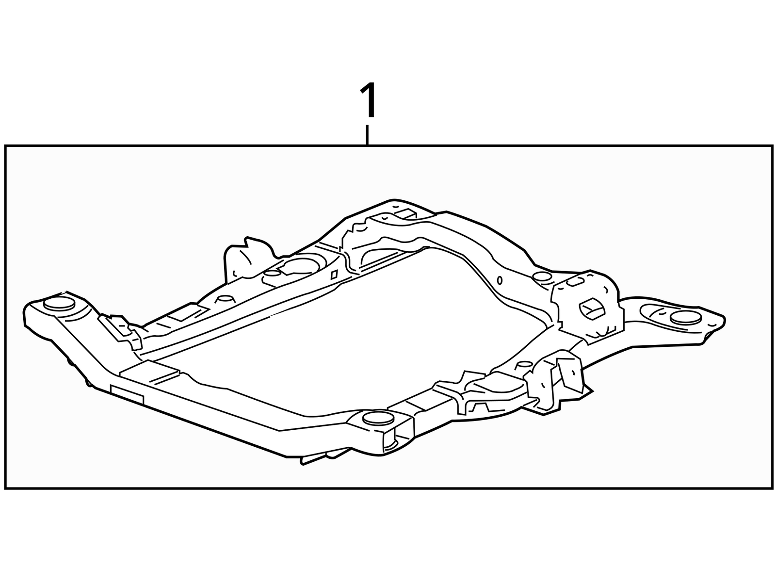 Crossmember/K-Frame Front Fits 07-08 ACADIA 380764 | eBay