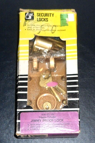 Vintage ILCO Jimmyproof Security Lock 535-53-35 New in Open Box Jimmy ...