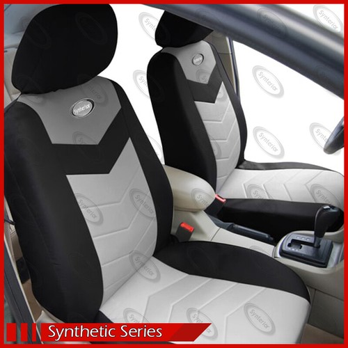 Synthetic Leather Front Car Seat Covers Compatible for Kia (Video) | eBay