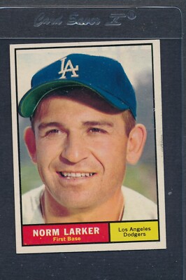 1961 Topps #130 Norm Larker Dodgers EX/MT *8639 | eBay