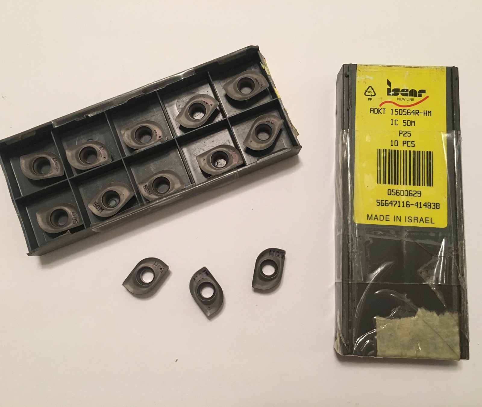 ISCAR Carbide Inserts - ADKT 150564R-HM IC50M P25 - Qty 13 NEW | eBay