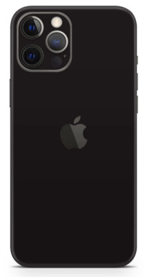 FISHSKYN Black iPhone Skin for iPhone 12 Mini (Back Only) - Textured ...