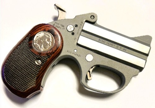 fits Bond Arms Derringer Grips Rosewood Buffalo Nickel B22, Stinger ...