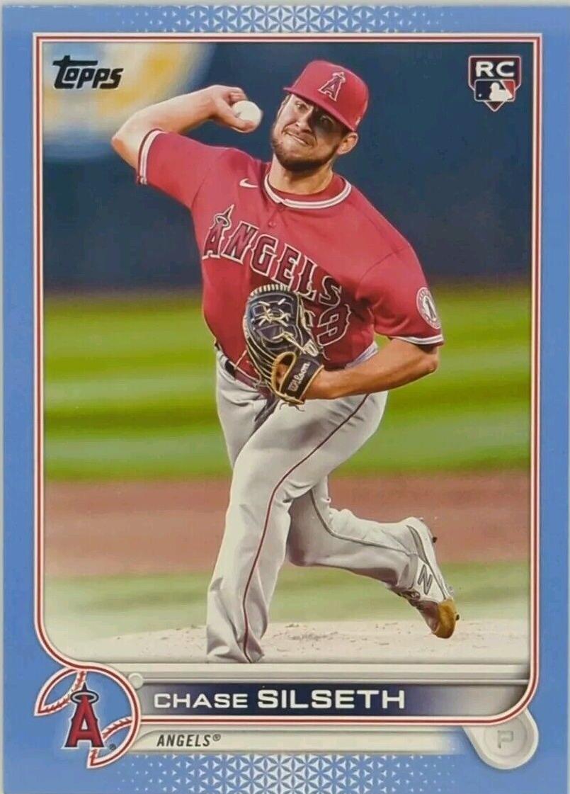 2022 Topps Update Series - Chase Silseth #US192 Father's Day Powder ...