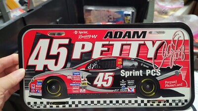 Adam Petty Sprint PCS #45 License Plate 1999 - Wincraft | eBay