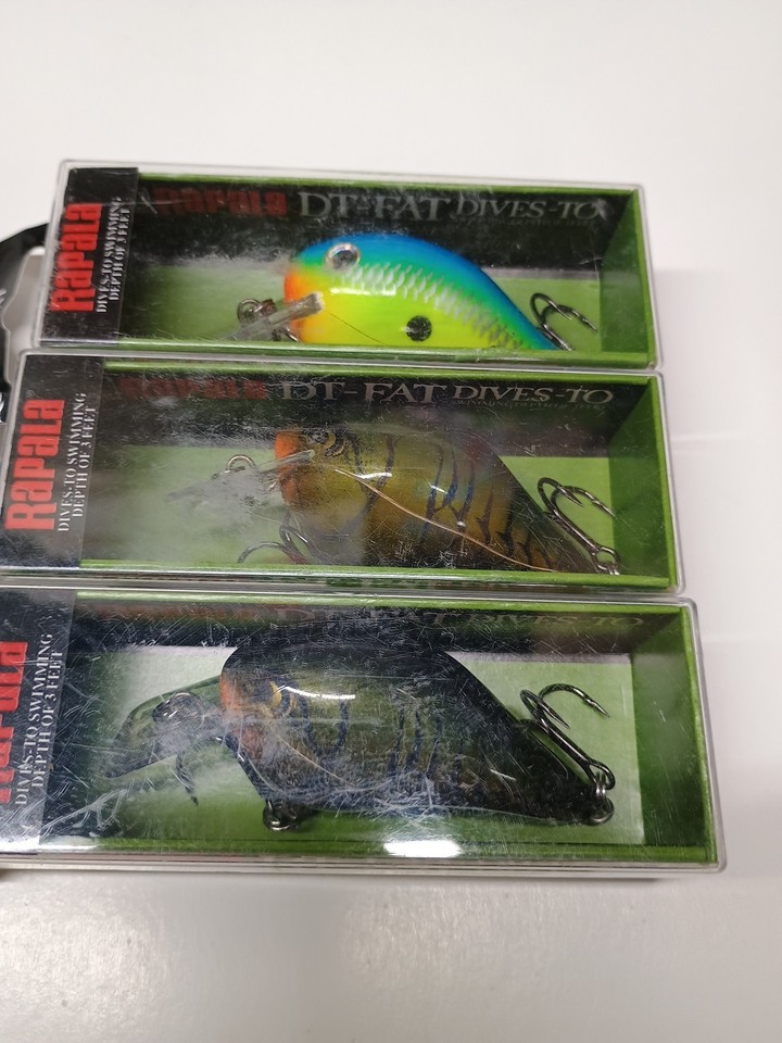 Rapala DT Fat 3, Lot Of 3 Damaged, Read | eBay