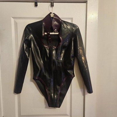 Trixi Latex Rubber Leotard bodysuit Westward Bound Fetish US 10 UK 12 ...