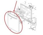 New Genuine OEM 5304510719 Frigidaire Dishwasher Door Outer Panel ...
