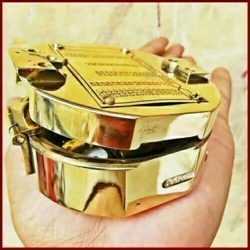 Maritime Antique Brass Vintage Brunton Compass Nautical Direction ...