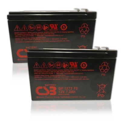 New CSB 12v 7.2Ah Sealed Lead Acid Battery GP1272 F2/0.25" Terminals 2 ...