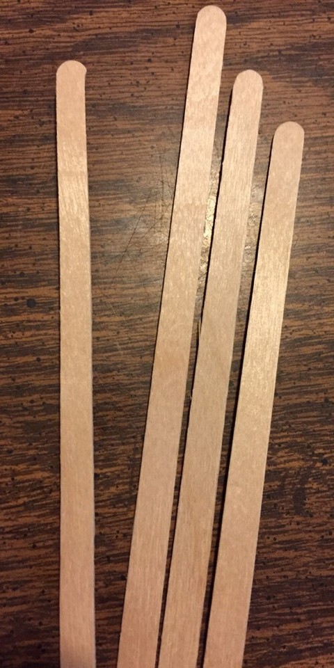 Wood Coffee Stirrers 1,000ct Wooden 7.5" Rounded Ends Craft Sticks Stir ...