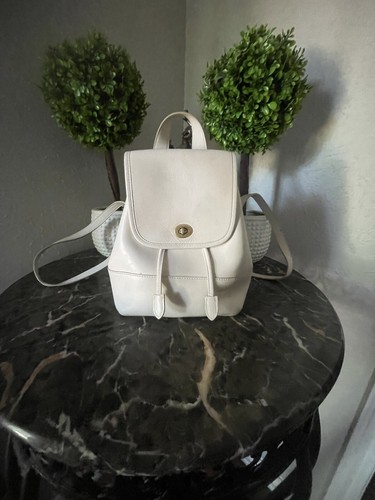 white coach backpack - Gem