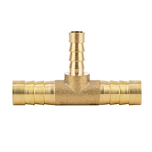 Brass Reducing Hose Barb Splice T-Fitting Reducer Tee Union Mender ...