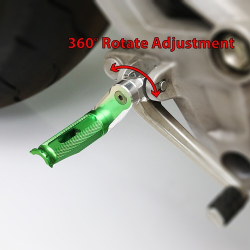 MFP 40mm Adjustable Green Front Foot Pegs For Z900 SE 17 18 19 20 21 22 ...