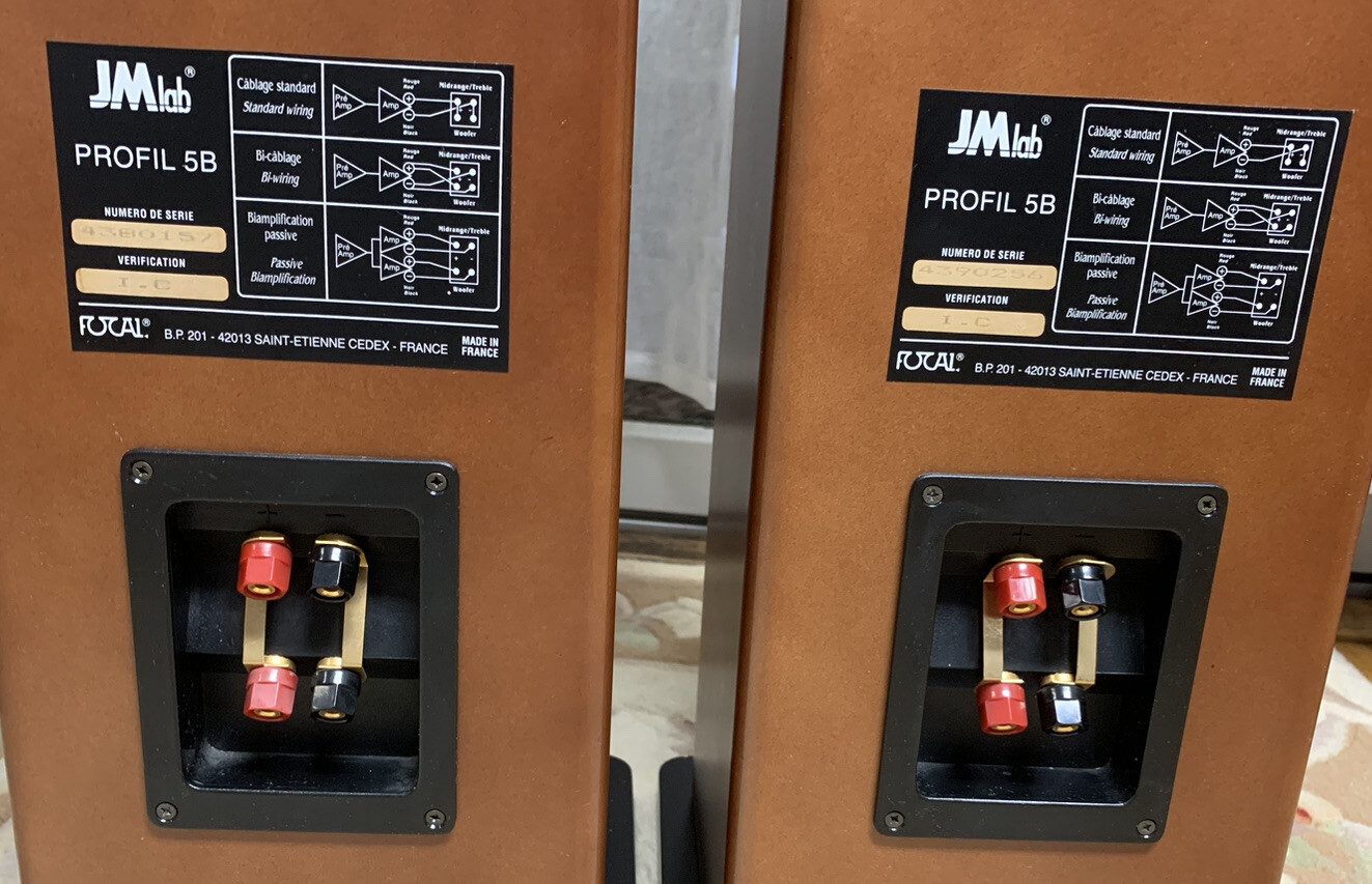 JM LAB FOCAL Profil 5B FloorStand 3 Way Speakers Made In FRANCE | eBay