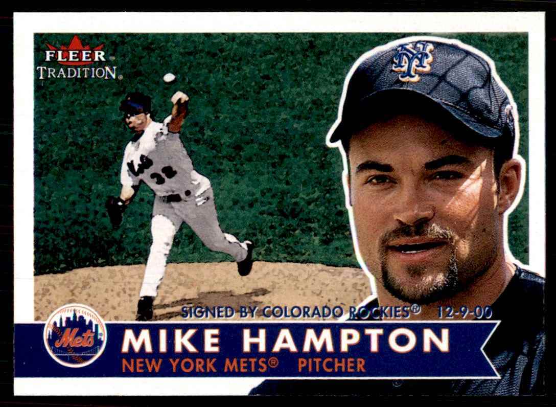 2001 Fleer Tradition Mike Hampton Baseball Cards #221 | eBay