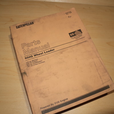 CAT Caterpillar 950G Wheel Loader Parts Manual Book list catalog spare ...