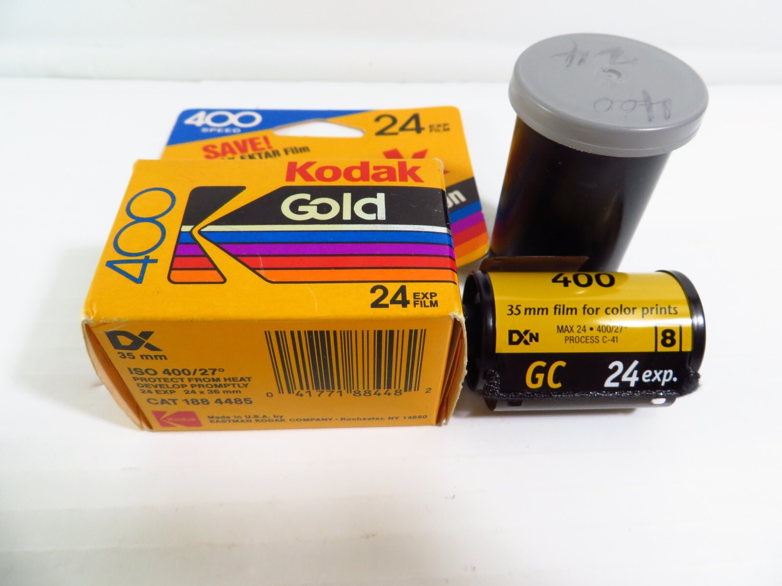 2 PK 24 EXP Kodak Gold 400 35mm Color Film Roll Film Ma GC New/Old ...