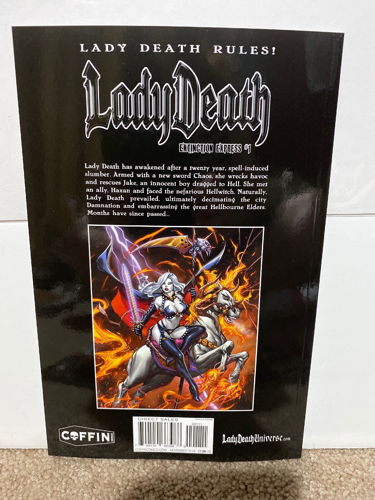 Lady Death Extinction Express #1 Standard Edition Coffin Comic | eBay