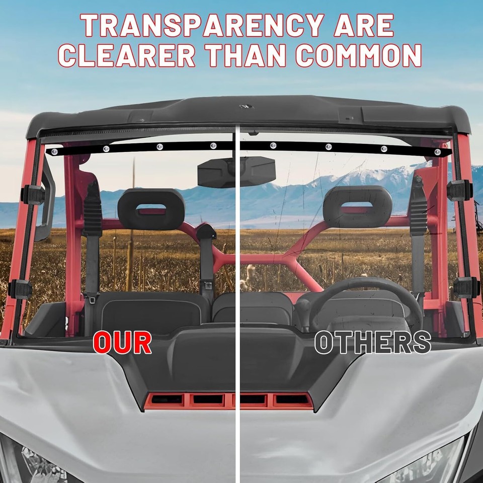 Full Windshield Windscreen Anti Scratch for Segway Fugleman UT10 Crew ...