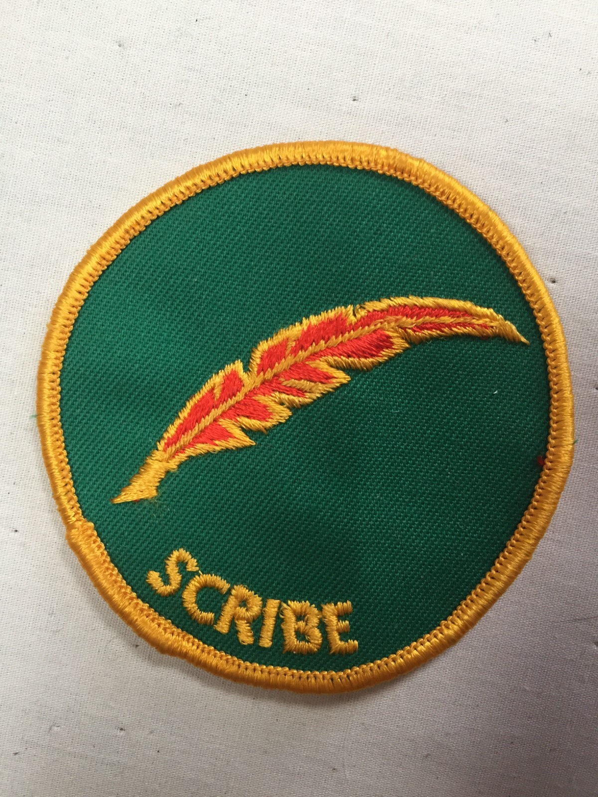 1970's Scribe Gauze back Youth BSA Position Patch | eBay