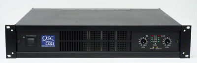QSC Model CX302 2-Channel Pro Audio Power Amplifier 325W/Channel into ...
