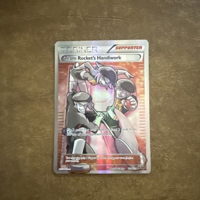 Pokemon Fates Collide Full Art Ultra Rare Team Rockets Handiwork 124/ ...