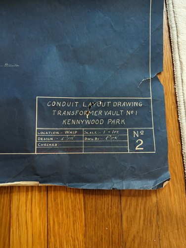 Kennywood Park PA Conduit Layout Map | eBay