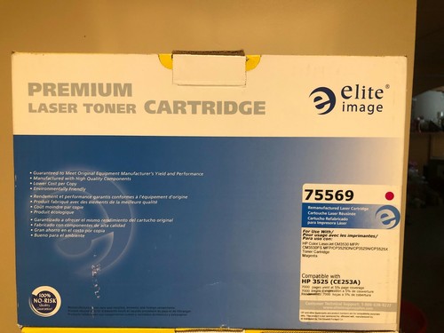 Genuine Elite Image Premium HP 3525 3530 (CE253A) Magenta Toner ...