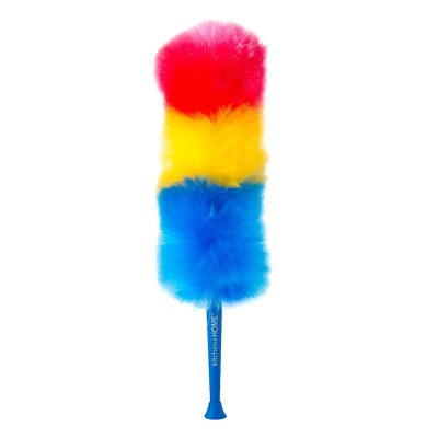 Static Duster - 23" Inch Rainbow Feather Duster Electrostatic Attracts ...