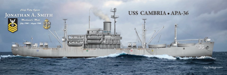 USS,Bexar,Haskell,class,attack,transport,troop,USNS,APA,117-237 | eBay