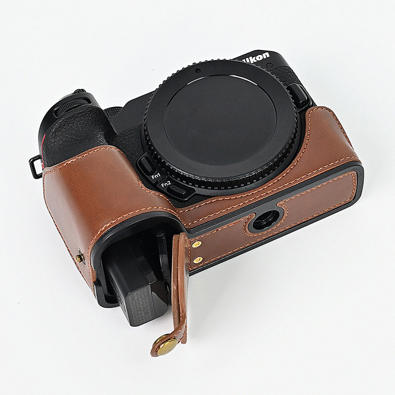 Leather Half Case for Nikon Z30 / Z50 / Z50 II Camera Bag Grip With ...