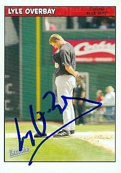Lyle Overbay autographed baseball card Toronto Blue Jays 2006 Topps ...