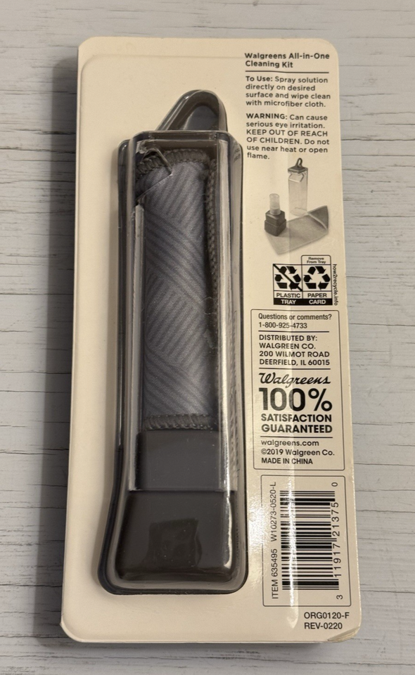 WALGREENS PURSE/TRAVEL-SIZ'EALL IN ONE CLEANING KIT FOR PHONES ...