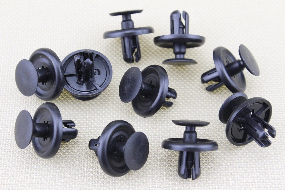 100 Pcs Engine Under Cover Push Type Retainer Clips For Toyota Lexus ...