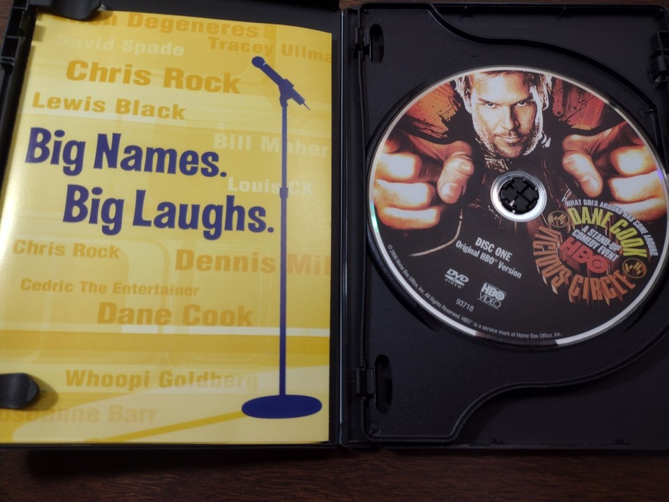 Dane Cook Vicious Circle DVD 2006 Stand Up Comedy 26359371820 | eBay