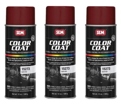 SEM Color Coat Napa Red Flexible Vinyl Spray Auto Paint 12 oz. SEM ...