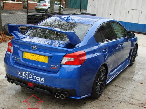Fits Subaru Impreza 2015. STi WRX, ABS. Rear Diffuser, under spoiler ...