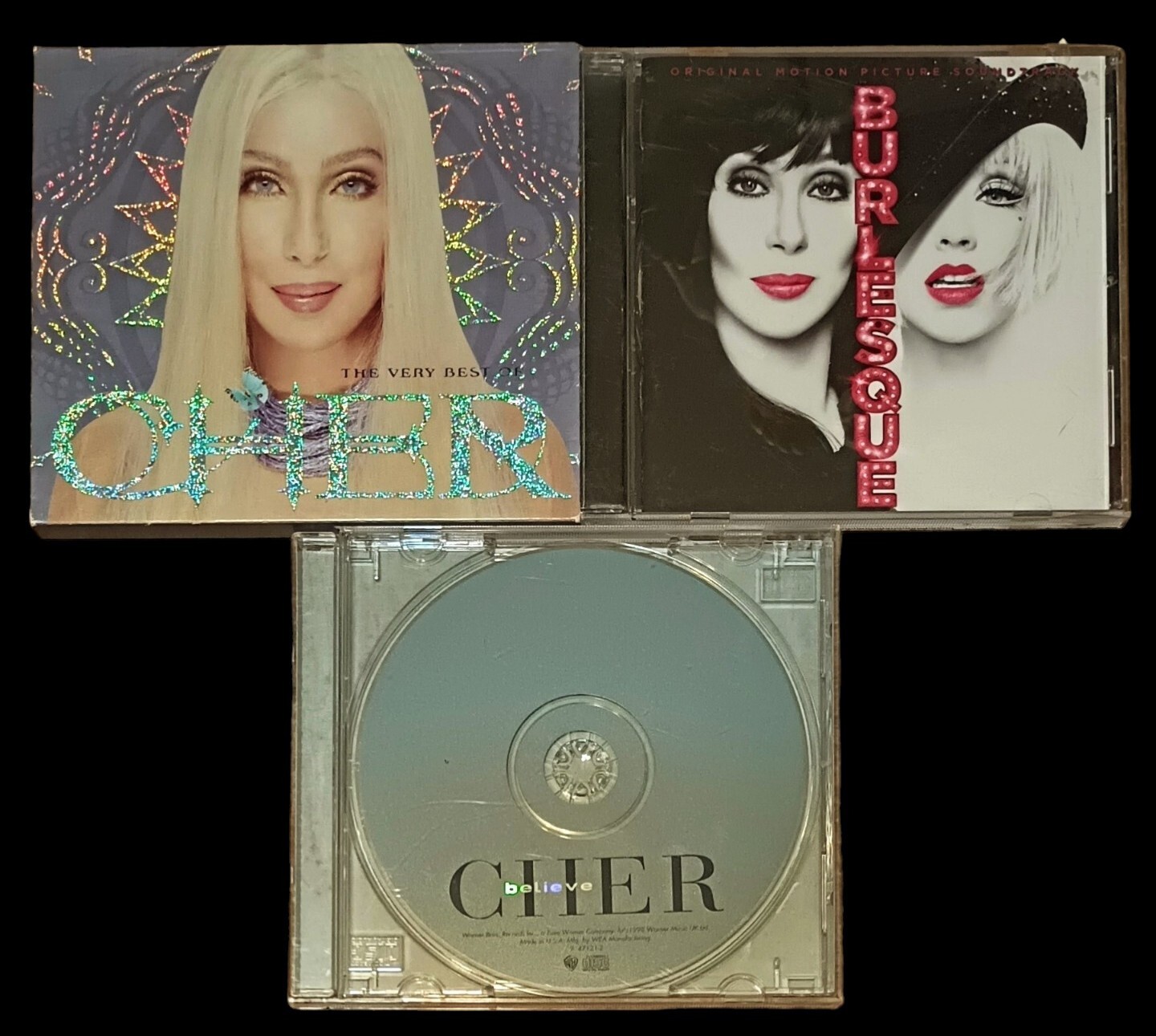 CHER CD Lot Very Best Of Cher + Farewell Tour 2 Disc Set Burlesque ...