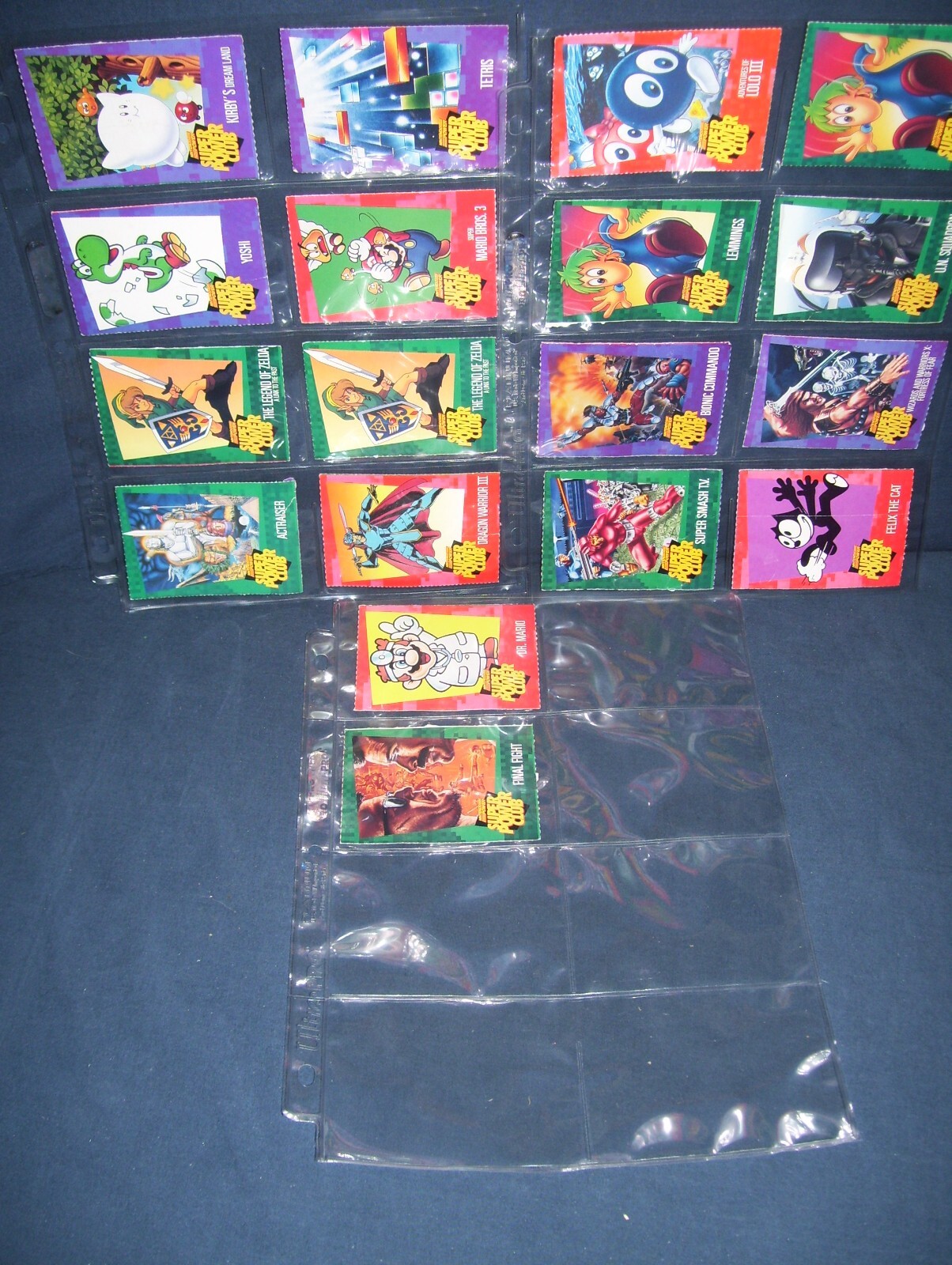 Nintendo Power Super Power Club Trading Card Lot of 18 Used Mario Zelda ...