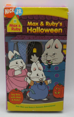 MAX & RUBY: MAX & RUBY'S HALLOWEEN ANIMATED VHS VIDEO, 6 EPISODES, NICK ...