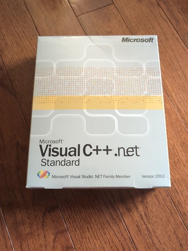 Microsoft Visual C++ .NET Standard Edition 2003 Version Sealed New ...