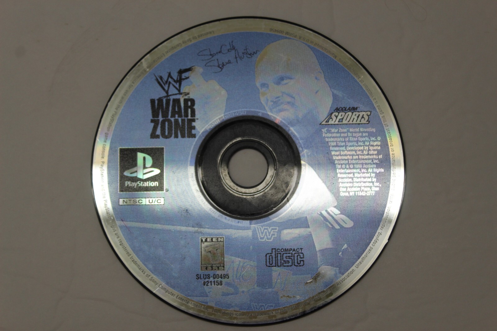 WWF Warzone (PS1, 1998) Disc Only 21481221586| eBay