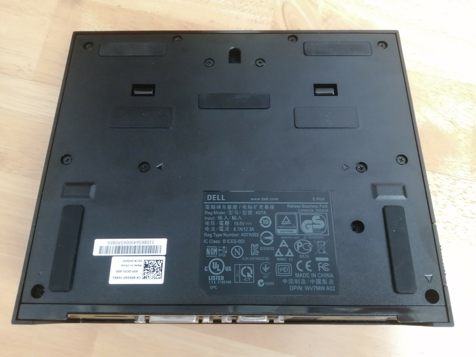 For Dell Latitude E5450 Laptop Docking Station K07A K07A002 Genuine ...