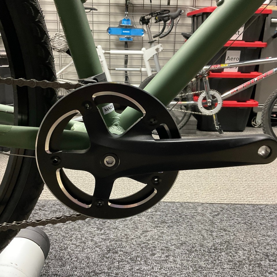 Retrospec Amok Hybrid Bicycle Shimano Acera 1 x 8 Speed Mechanical Disc ...