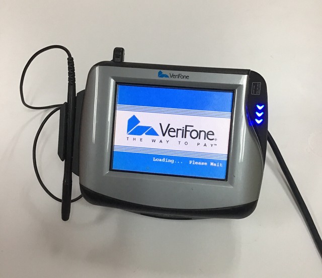 Verifone Mx870 Terminal Credit Card Reader With Stylus for sale online ...